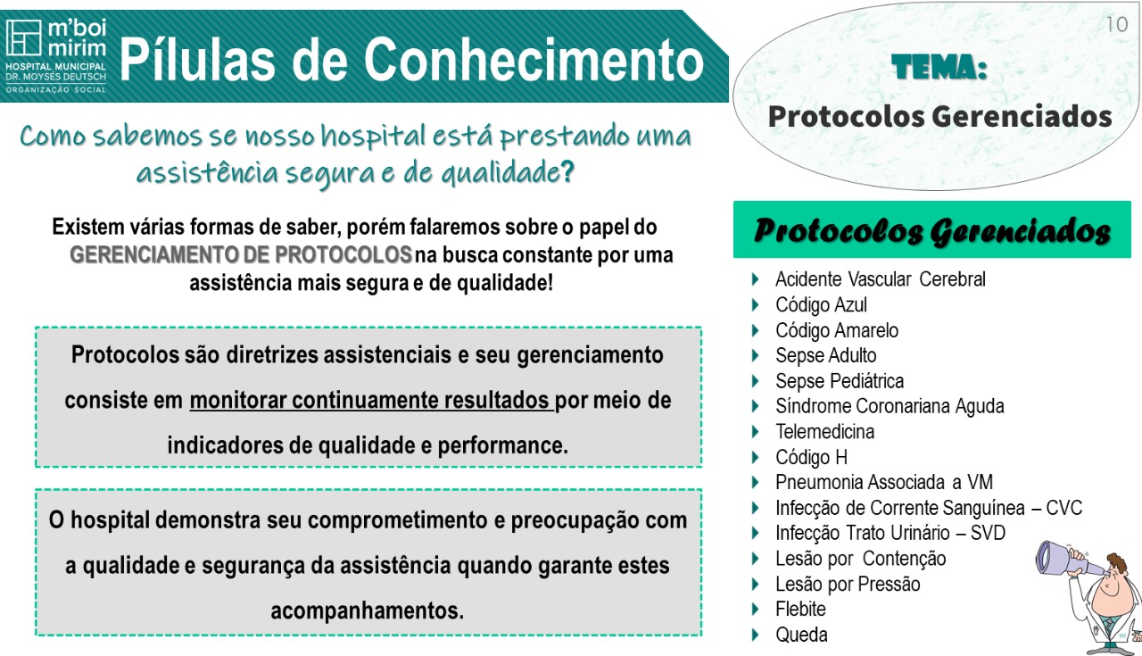 Pilulas do Conhecimento – HMBM – Hospital Mboi Mirim